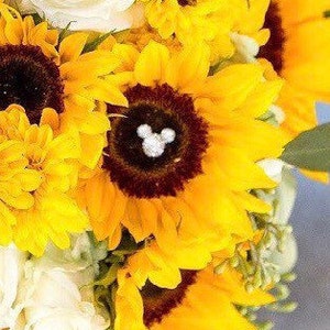 Set of 12 Mickey Mouse Floral Bouquet or Cake Pins - Disney Wedding - Etsy