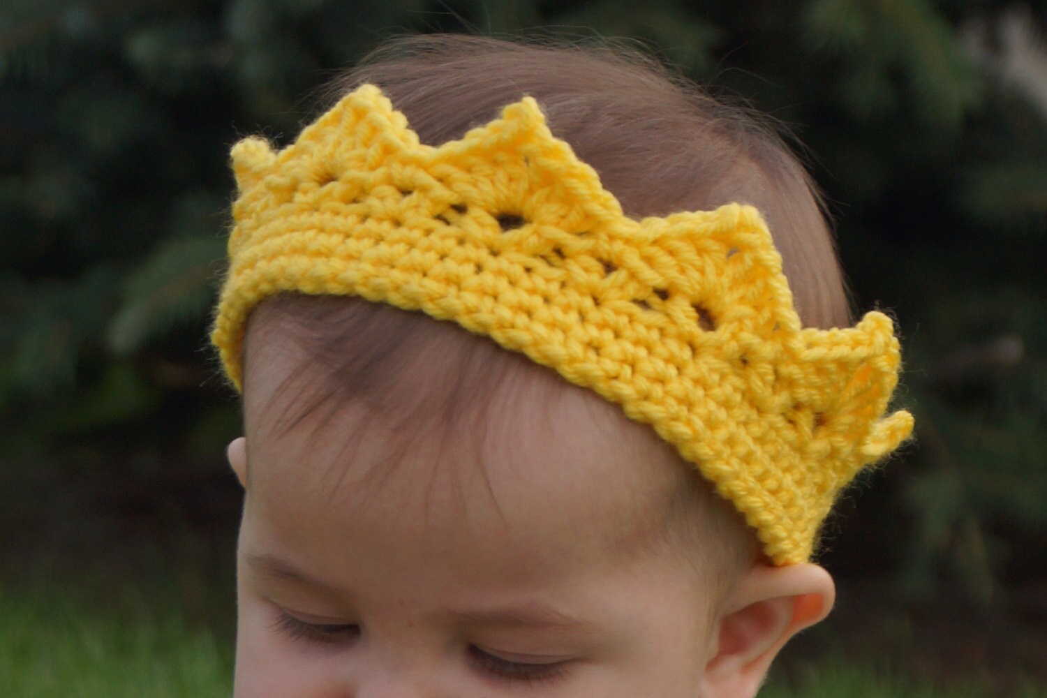 Princess Crown Crocheted Crown Custom Crown Photo Prop | Etsy