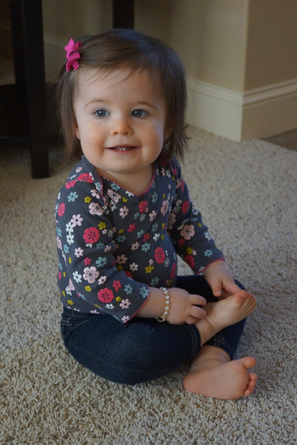 Baby Bracelet Freshwater Pearls, Peridot, and Sterling Silver - Etsy