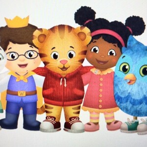 Daniel Tiger Cake Topper - Etsy