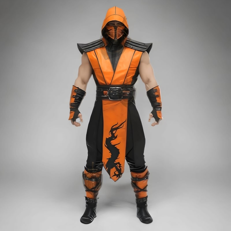 Ninja Leather Costume - Etsy