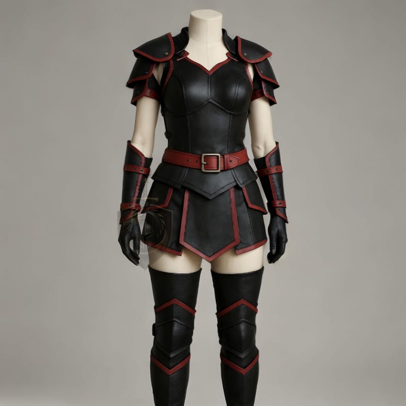Black Armour Set Women - Etsy