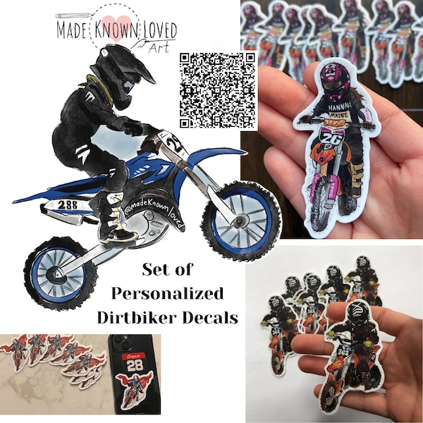 Motocross Decals - Etsy