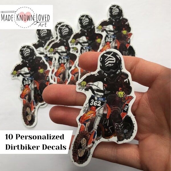 Motocross Decals - Etsy