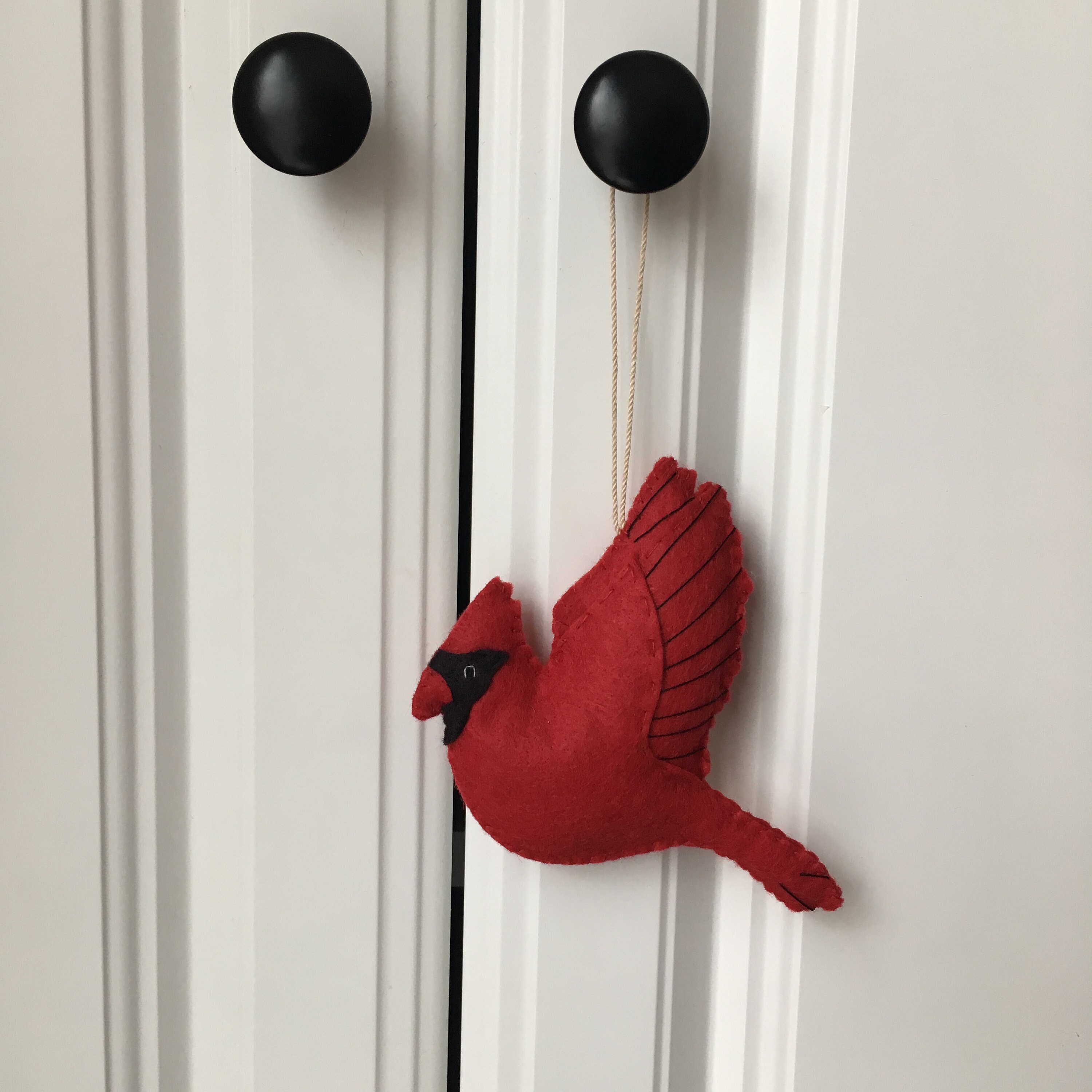 Cardinal Sewing Pattern PDF Felt Cardinal Cardinal Ornament | Etsy