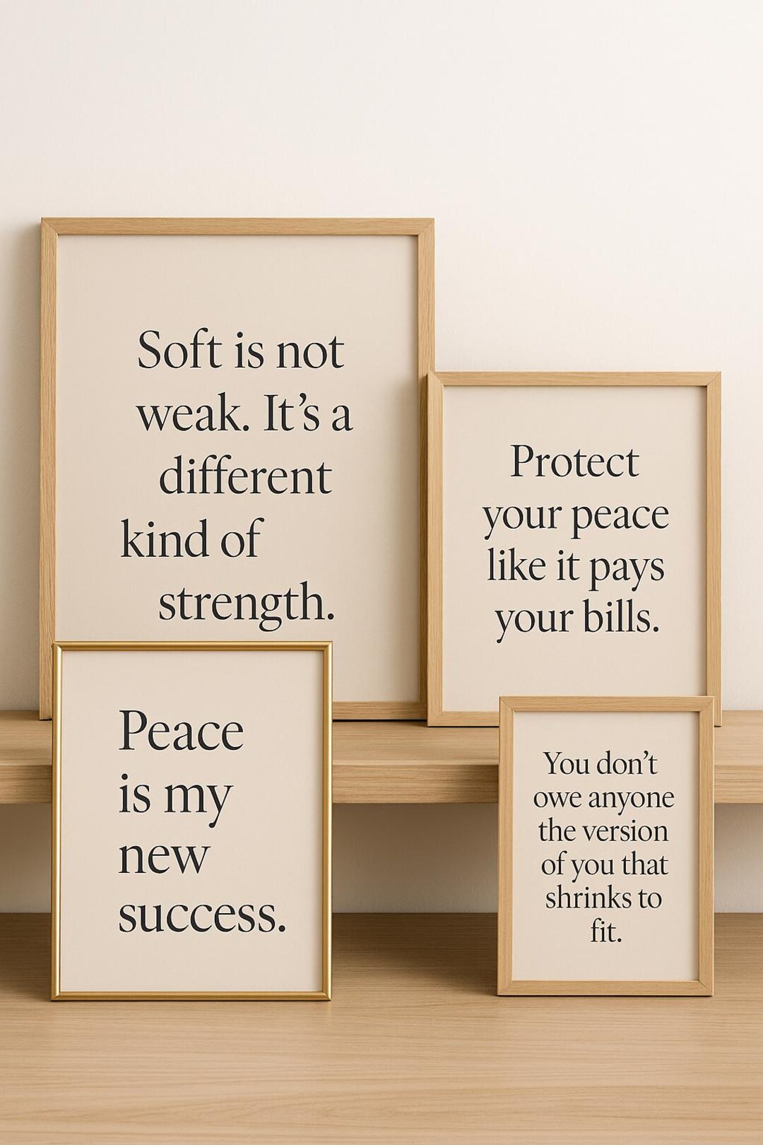 Printable Empowerment Quotes for Women | Soft Life Wall Art | Digital ...