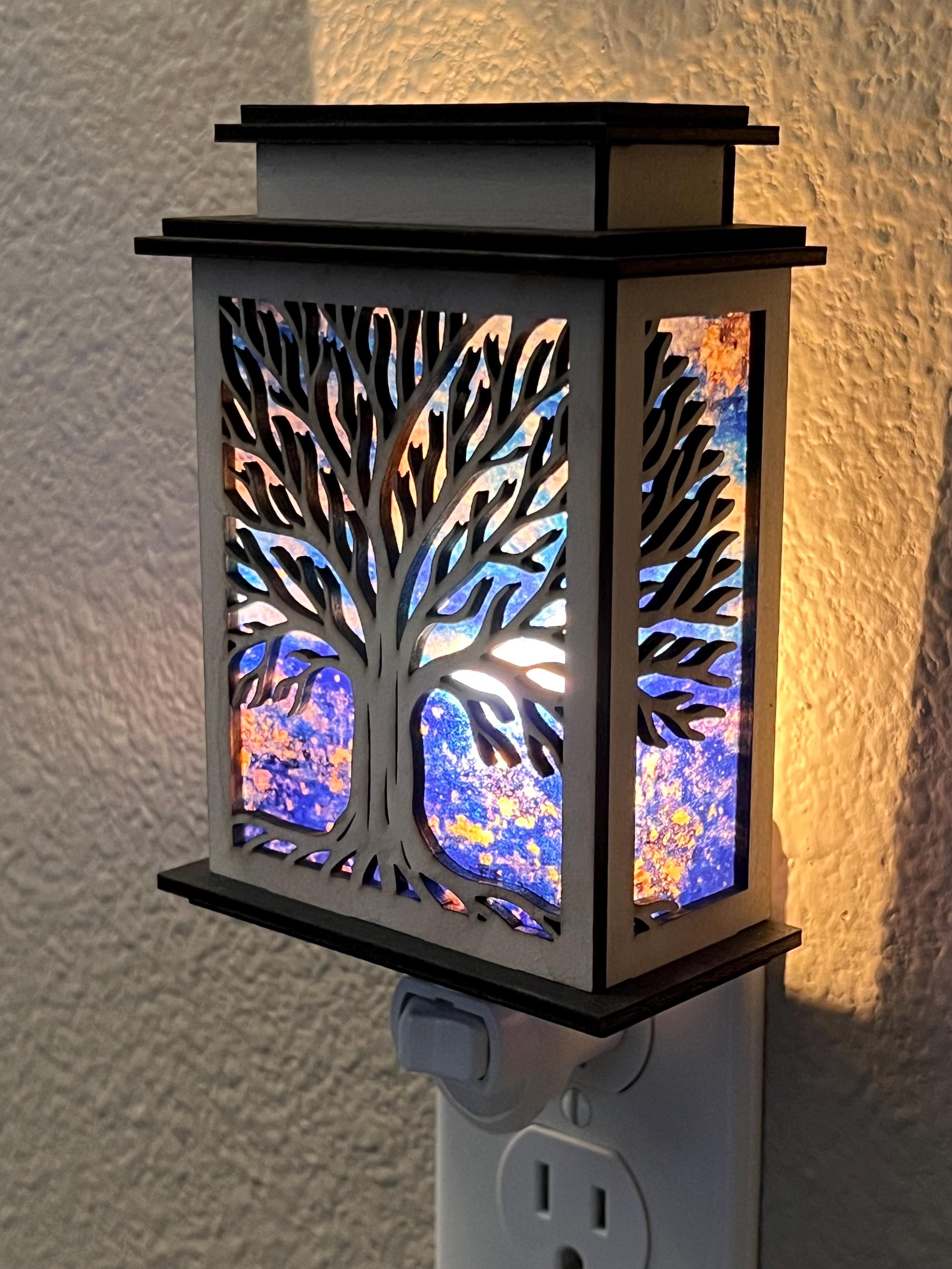 Family Tree Lantern Nightlight SVG | Personalized Laser Cut File ...