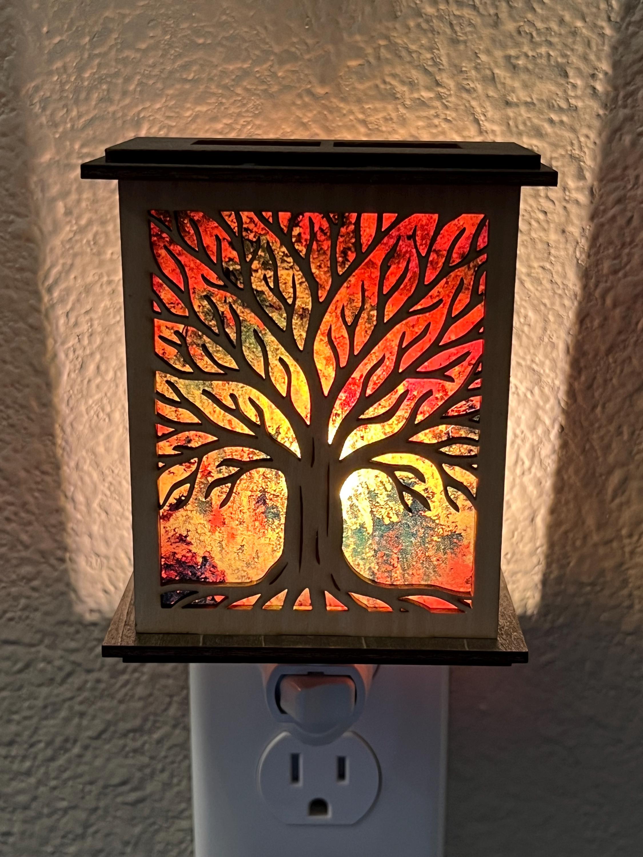 Family Tree Lantern Nightlight SVG | Personalized Laser Cut File ...