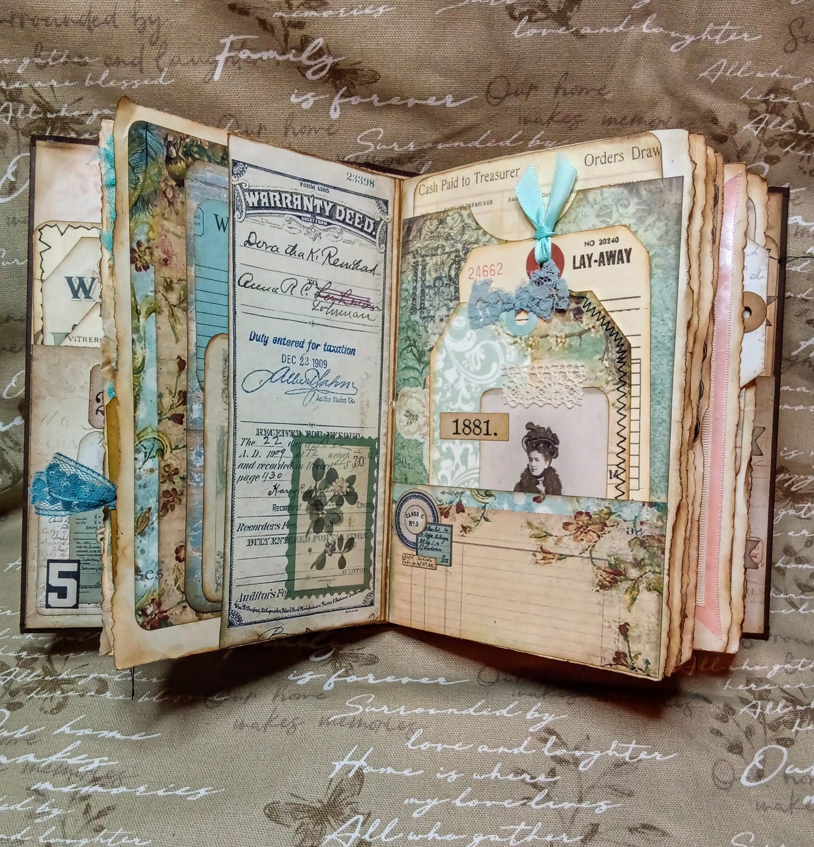 Vintage Styled Junk Journal - Etsy