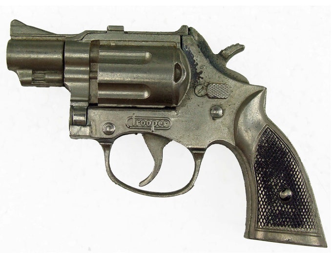 Vintage Hubley Trooper Revolver Cap Gun Snub Nose 38 Special Diecast ...