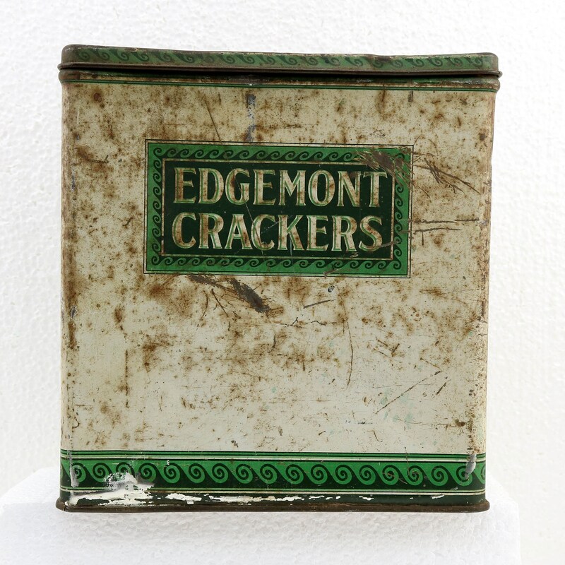 Vintage Cracker Tin - Etsy