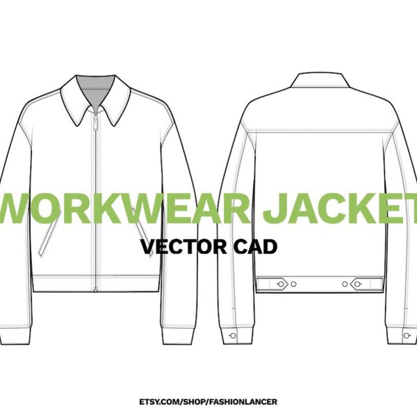 Mens Workwear Jacket - Etsy