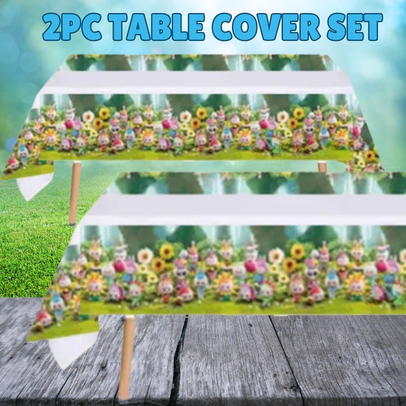 Lab Plush Set Tableware Honeycomb Table Hanging Swirls Theme Party ...
