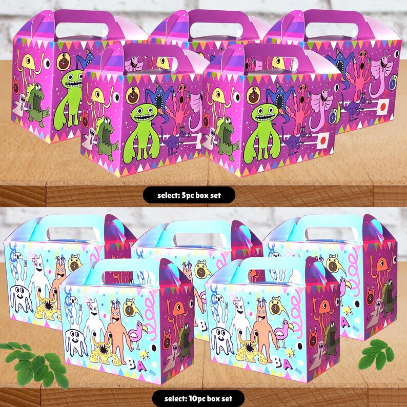 Garten Banban Gift Box Happy Party Favor Centerpiece Toy Gift Supplies ...