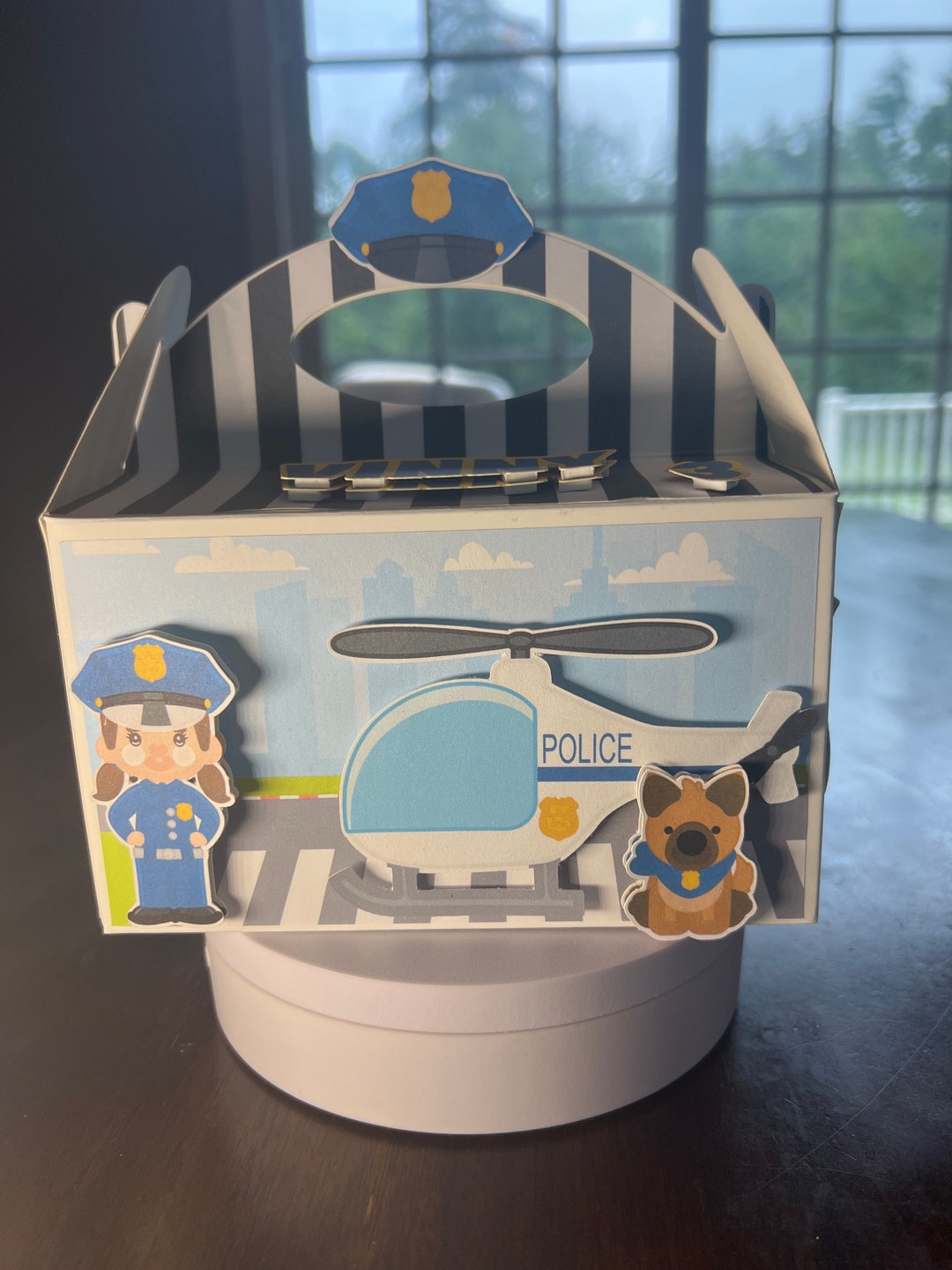 Policeman Favor Boxes - Etsy