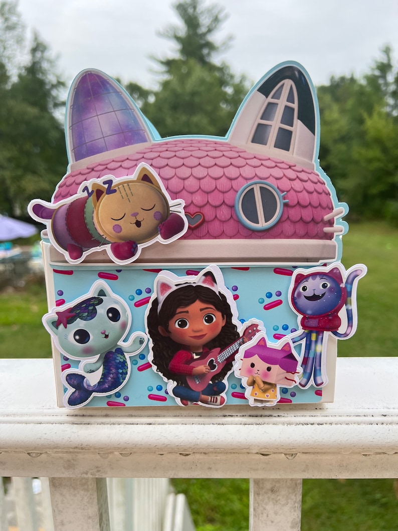 Gabbys Dollhouse Favor Box - Etsy