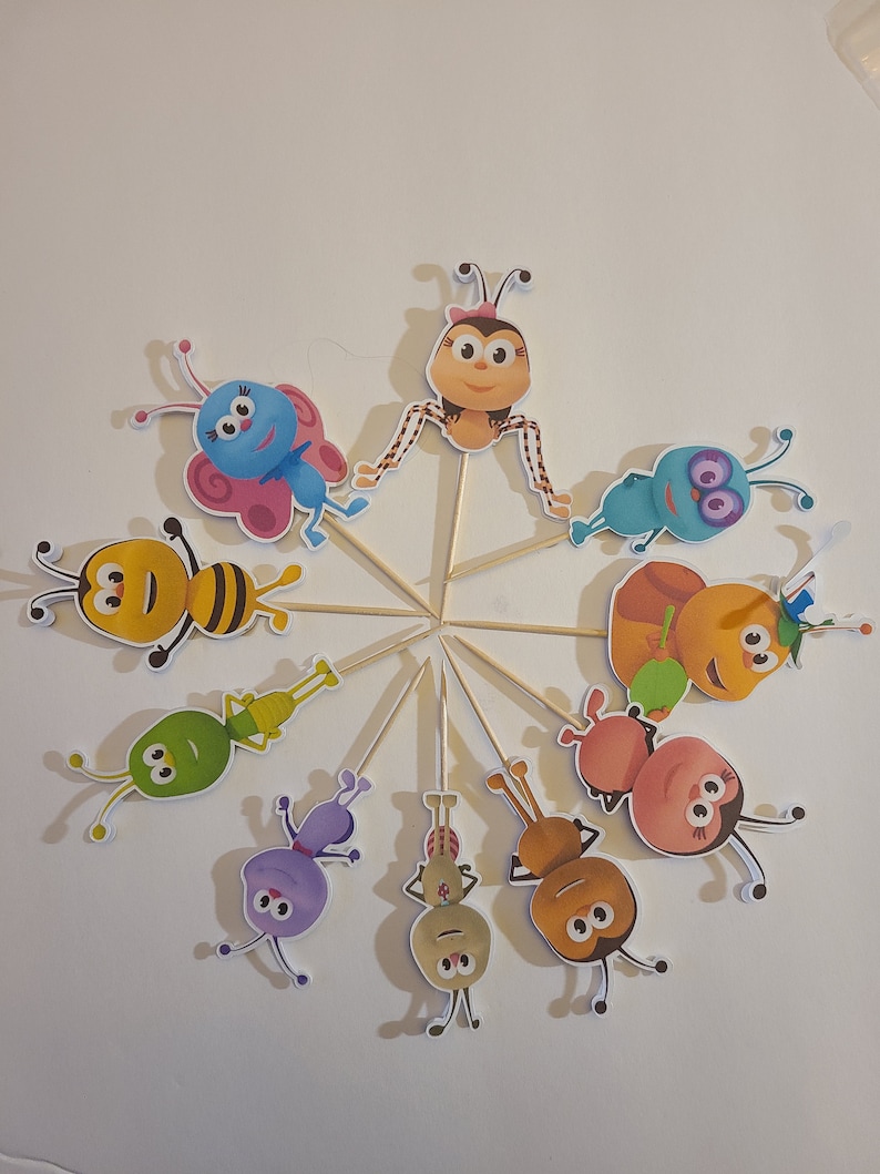 Bichi Kids Cupcake Toppers - Etsy