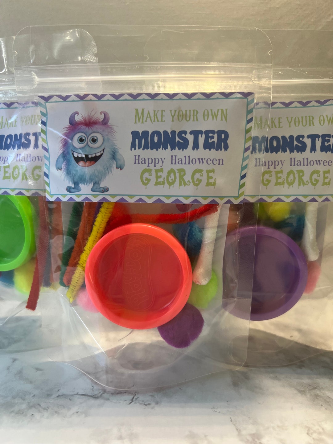 Personalized Monster Making Kit. Halloween Favor.. - Etsy