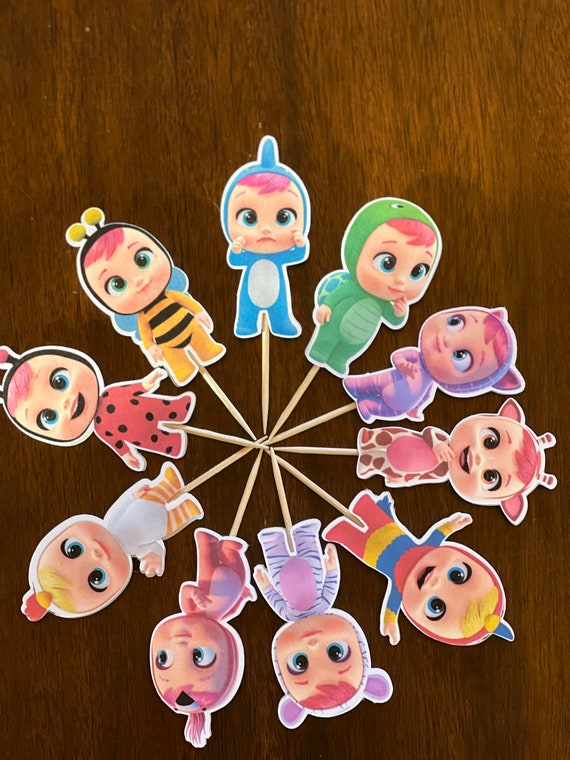 Cry Babies Inspired Cupcake Toppers - Etsy