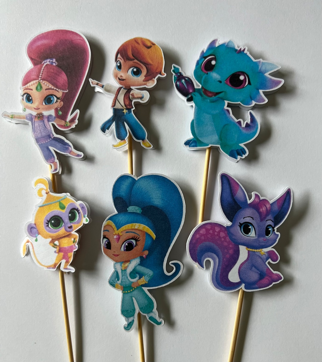 Shimmer and Shine Cupcake Toppers - Etsy
