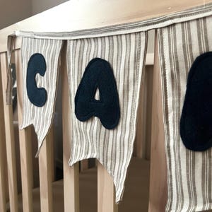 Personalized Fabric Banner Bunting - Nursery Decor, Special Occasion ...