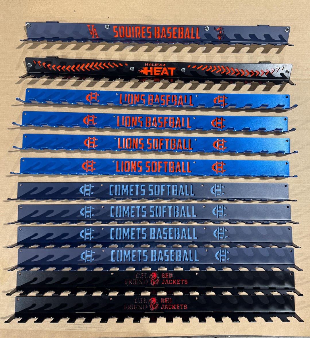 Custom Metal Bat Rack - Etsy