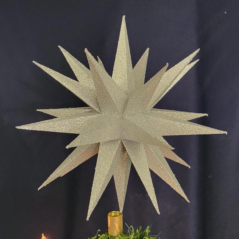 Moravian Star Tree Topper - Etsy