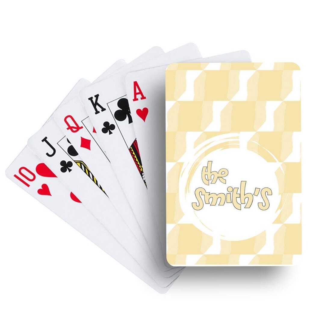 Smith Shapes | Personalized Playing Cards | Housewarming Gift | Hostess ...