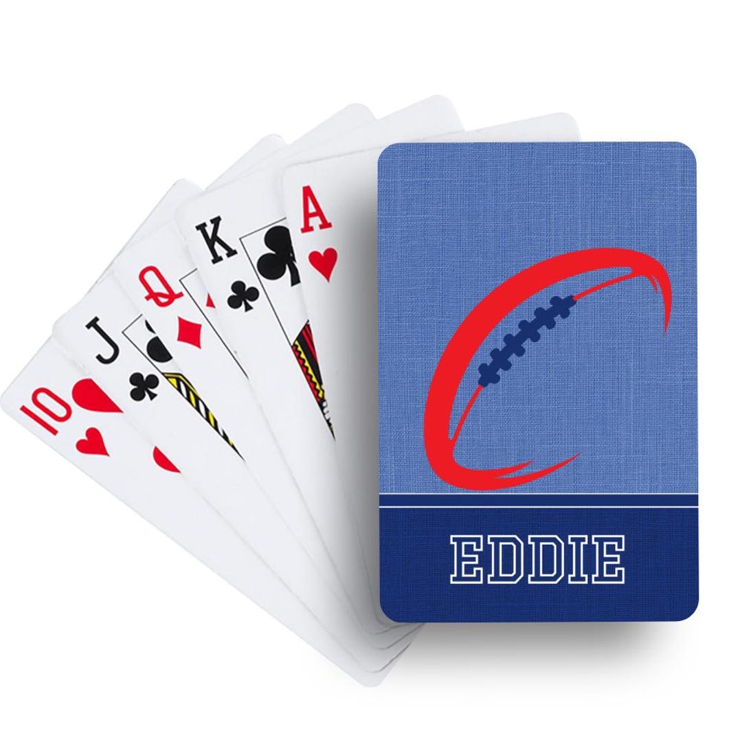 Football Playing Cards | Custom Card Decks | Personalized Playing Cards ...