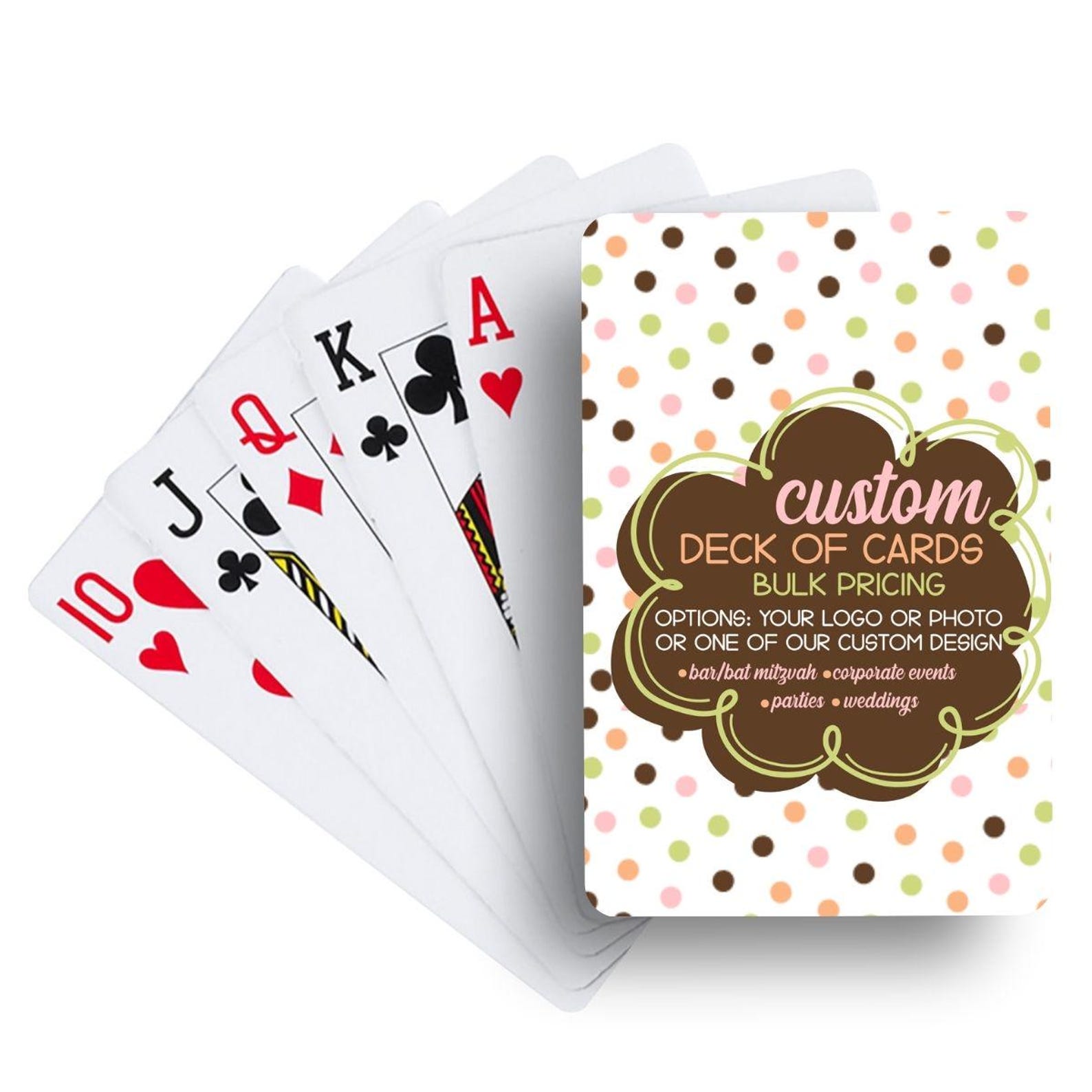 Bulk Custom Playing Card Decks | Custom Deck of Cards | Personalized ...