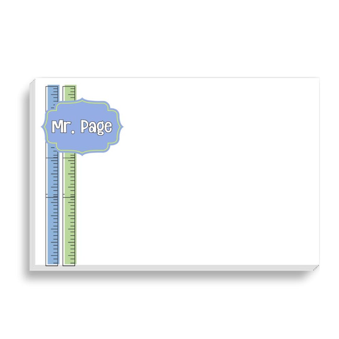 Personalized Measure up Teachers Chunky Notepad | Teacher Gift | School ...