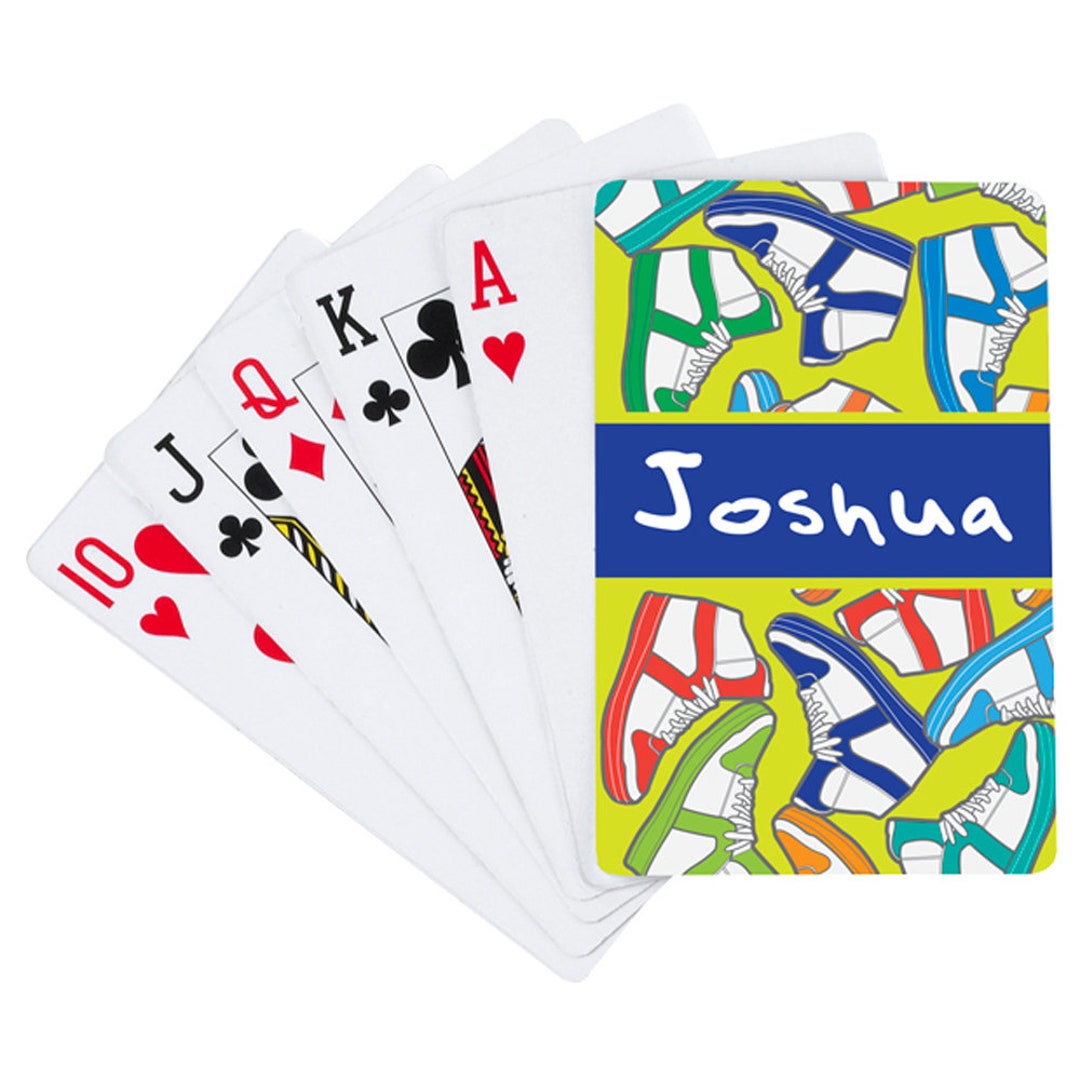 Cool Sneakers Playing Cards Custom Card Deck Personalized Playing Cards ...