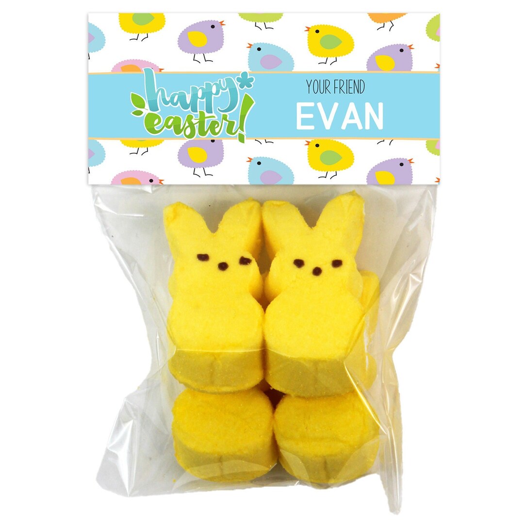Easter Chicky Candy Bag Toppers Easter Candy Bags Kids Treat Bag ...