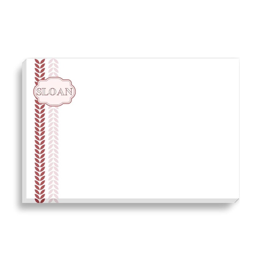Personalized Chunky Notepad Sloan | Custom Notepad for Women | Elegant ...