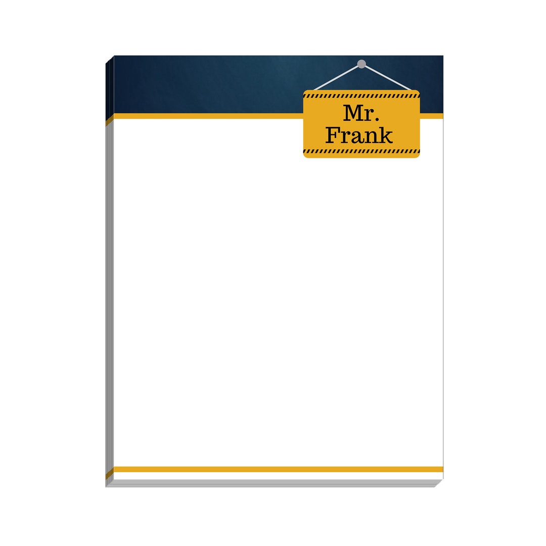 Professor Door Sign Large Notepad Teacher Appreciation Gift - Etsy