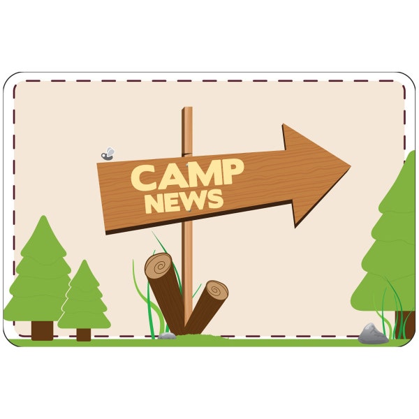 Camping Postcard - Etsy