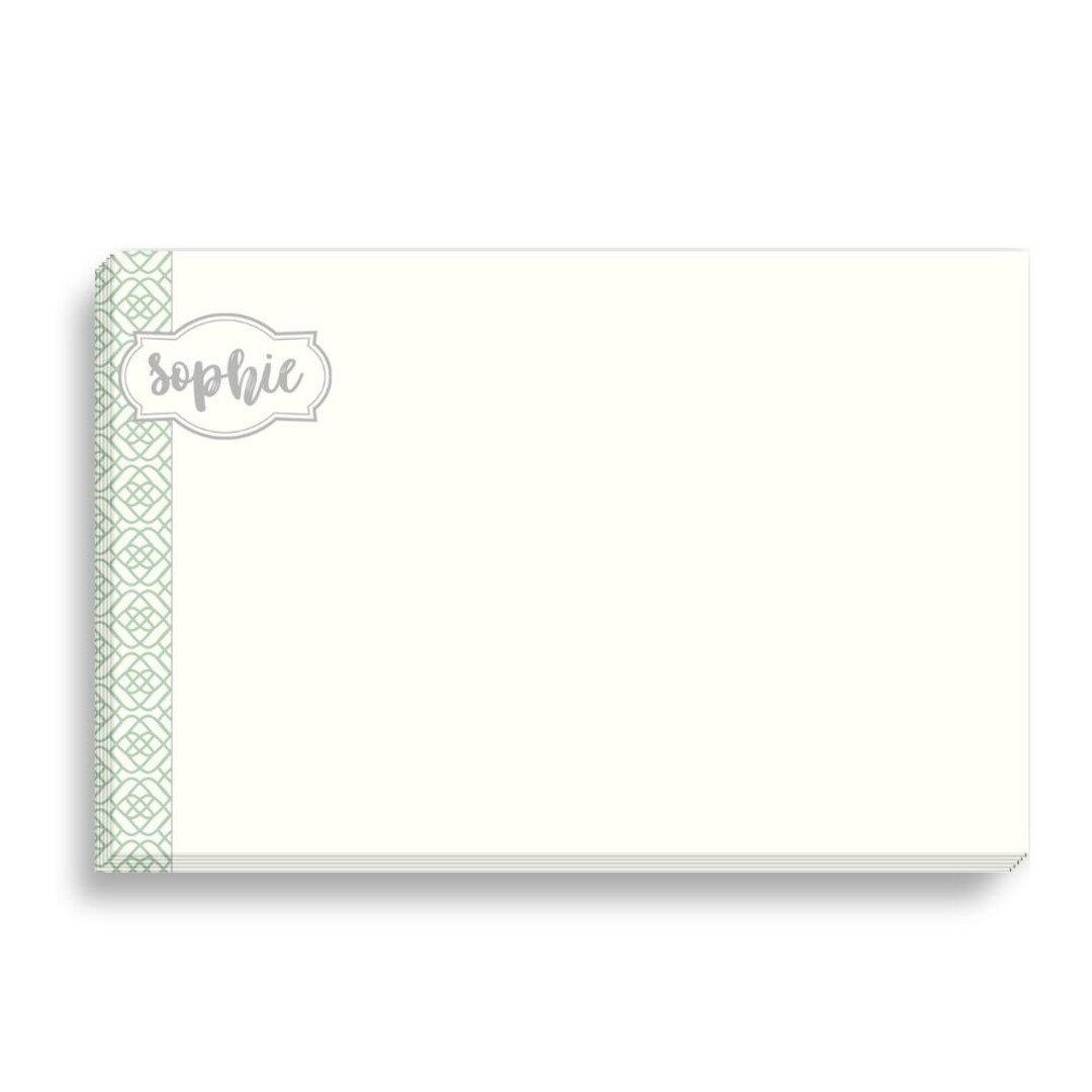 Retro Too Chunky Pad | Custom Note Pad | Custom Printed Notepads | Monogrammed Memo Pads ...