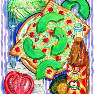 Chicharron Preparado original Art and Prints by karinagomezart Mexican ...