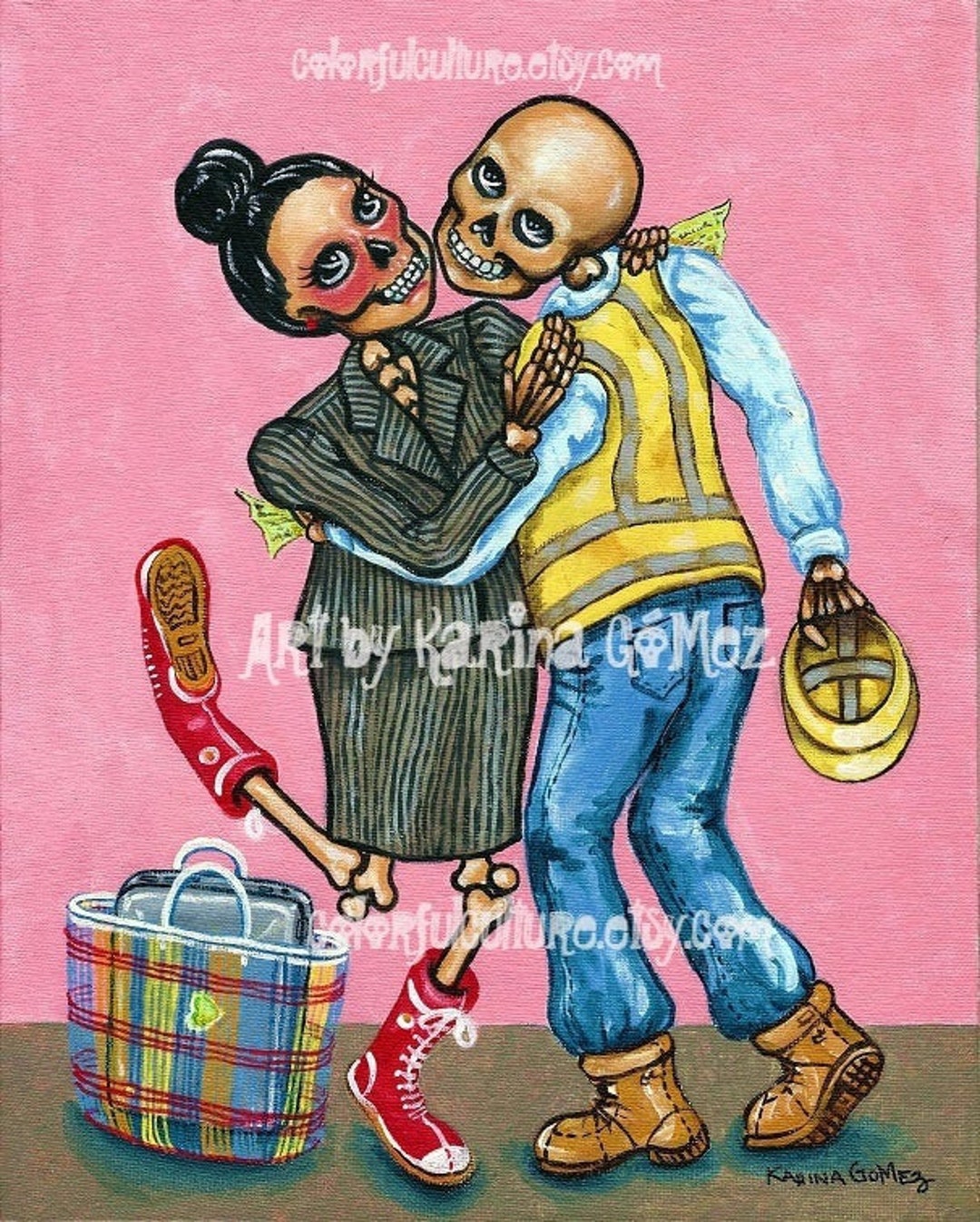Dueños De Sus Quincenas Art by Karina Gomez original Art or Print on ...