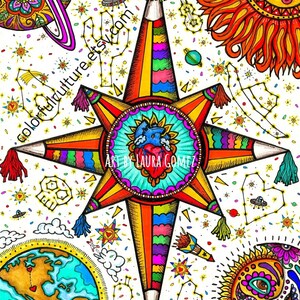 Fiesta Mexicana Universal - Mexican Universal Party" Painting Drawing ...