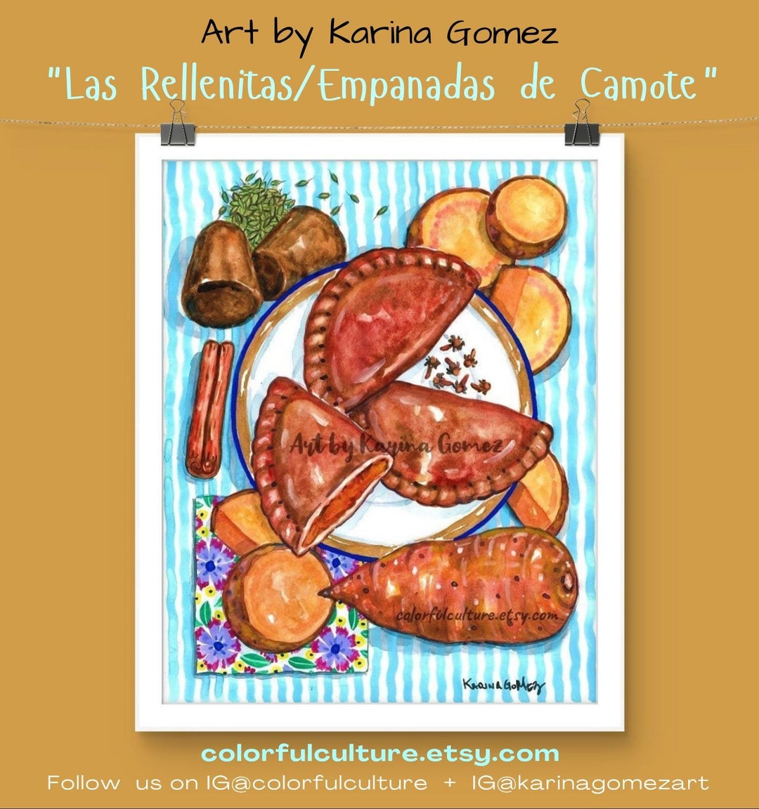 Las Rellenitas/empanadas De Camote"sweet Potato Empanadas-mexican Folk ...