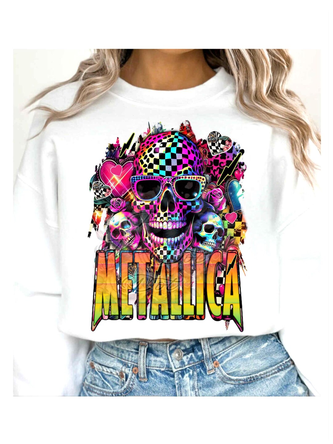 Metallica Neon - Etsy