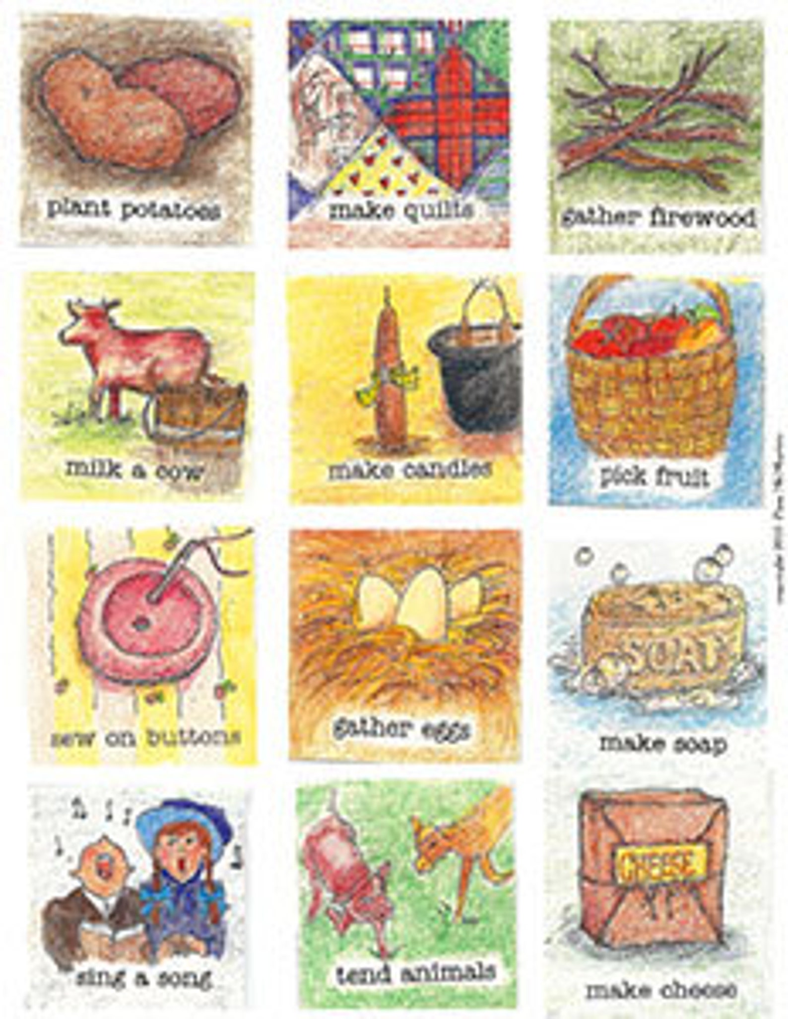 Pioneer Day Activity Kit for Children, Families, Reunions, Classes ...