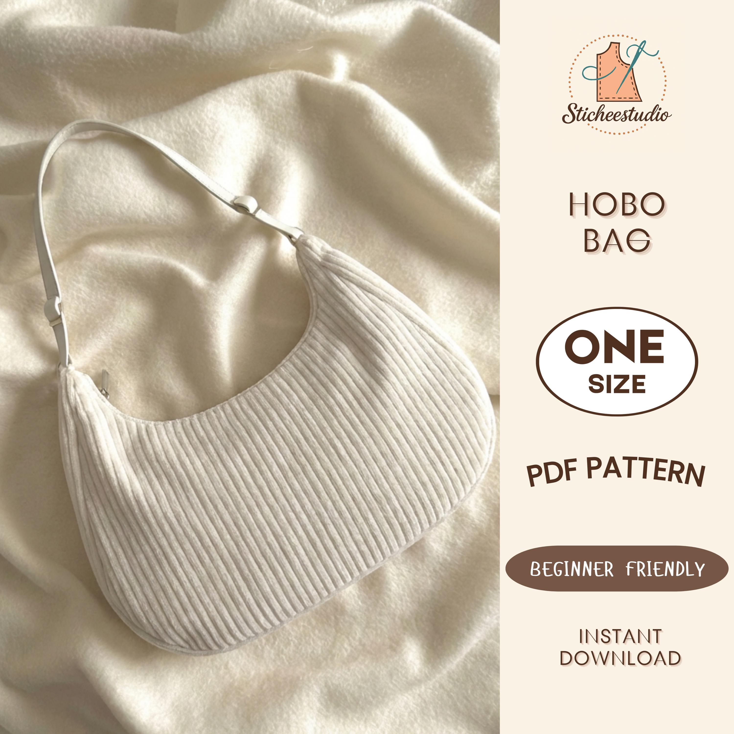 Crescent Bag Sewing Pattern: Beginner Friendly Sling Bag (A4, Us-letter ...