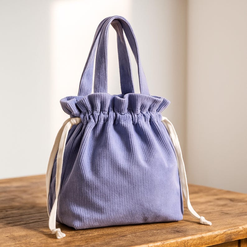 Drawstring Bucket Bag Sewing Pattern: Beginner-friendly, 3 Sizes PDF ...