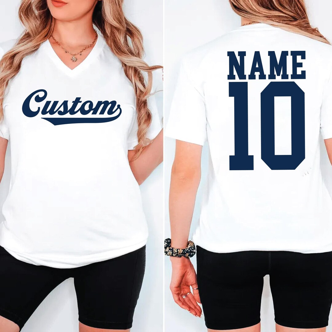 Custom Team Name Racerback, Name and Number V-neck, Matching Team Tank ...