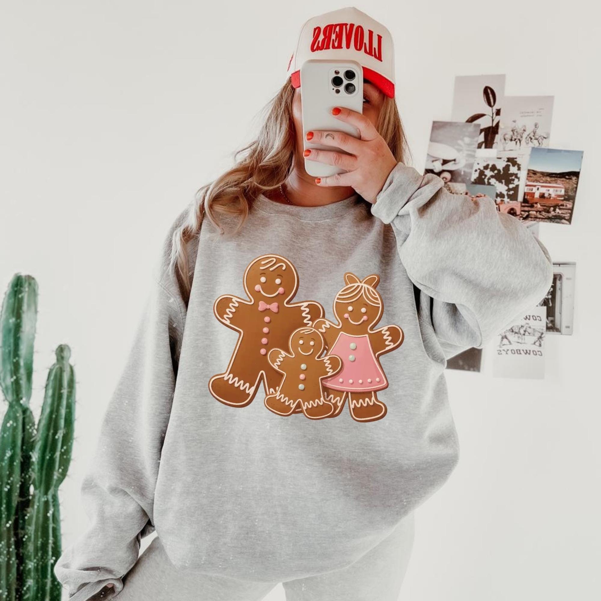 Gingerbread Family Clipart Set | Cute Christmas Cookie Pngs | Instant ...