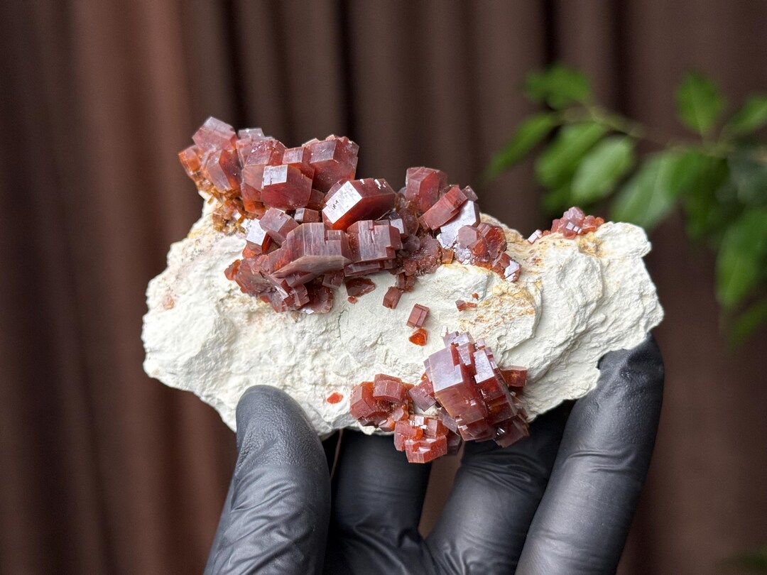 Premium Vanadinite Crystal Cluster – High-quality Specimen From Morocco ...