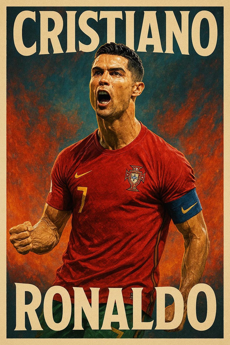 Cristiano Ronaldo | Printable Wall Art | High Quality Printable Poster ...