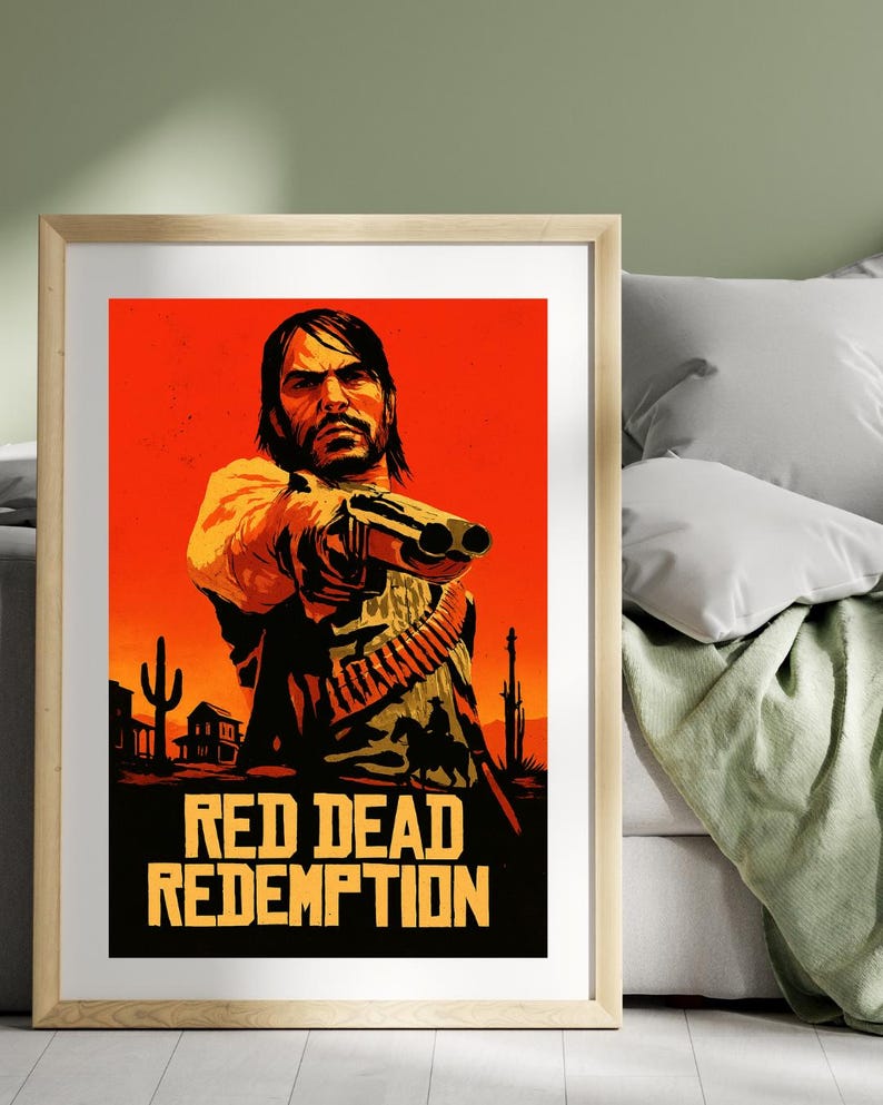 Red Dead Redemption | Printable Wall Art | High Quality Printable ...